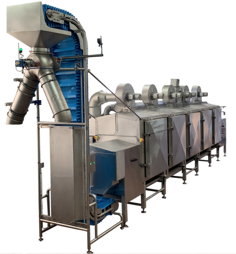 Le secheur en ligne ECD800 pour céréales et produits PetFood extrudés ...